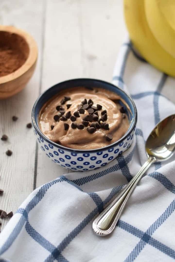 Chocolate Banana Ice Cream with Only 3 Ingredients - Seasonal Cravings