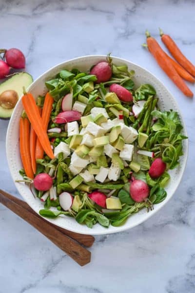 Spring Green Salad with Asparagus - Seasonal Cravings