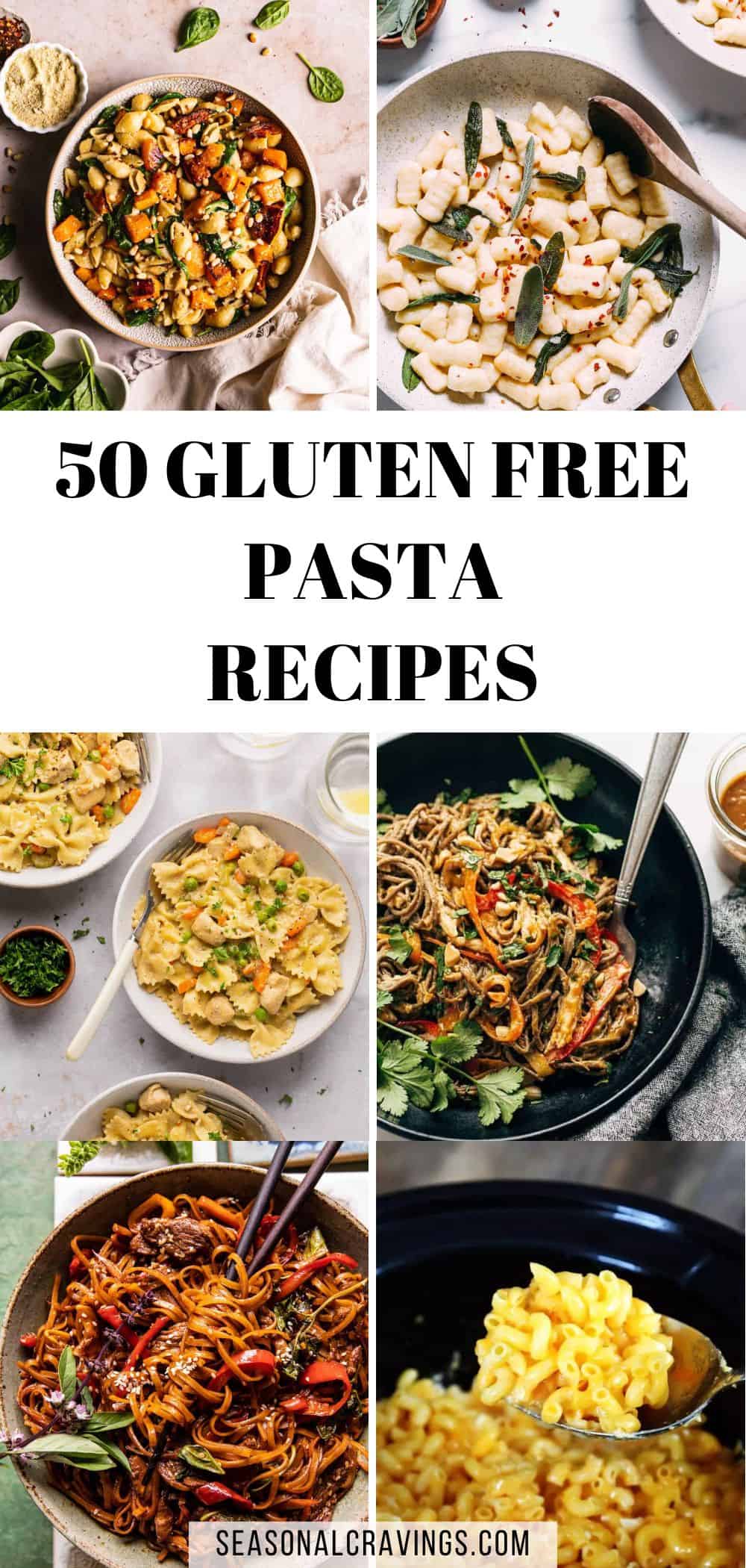50 Easy to Make Gluten Free Pasta Recipes - Seasonal Cravings
