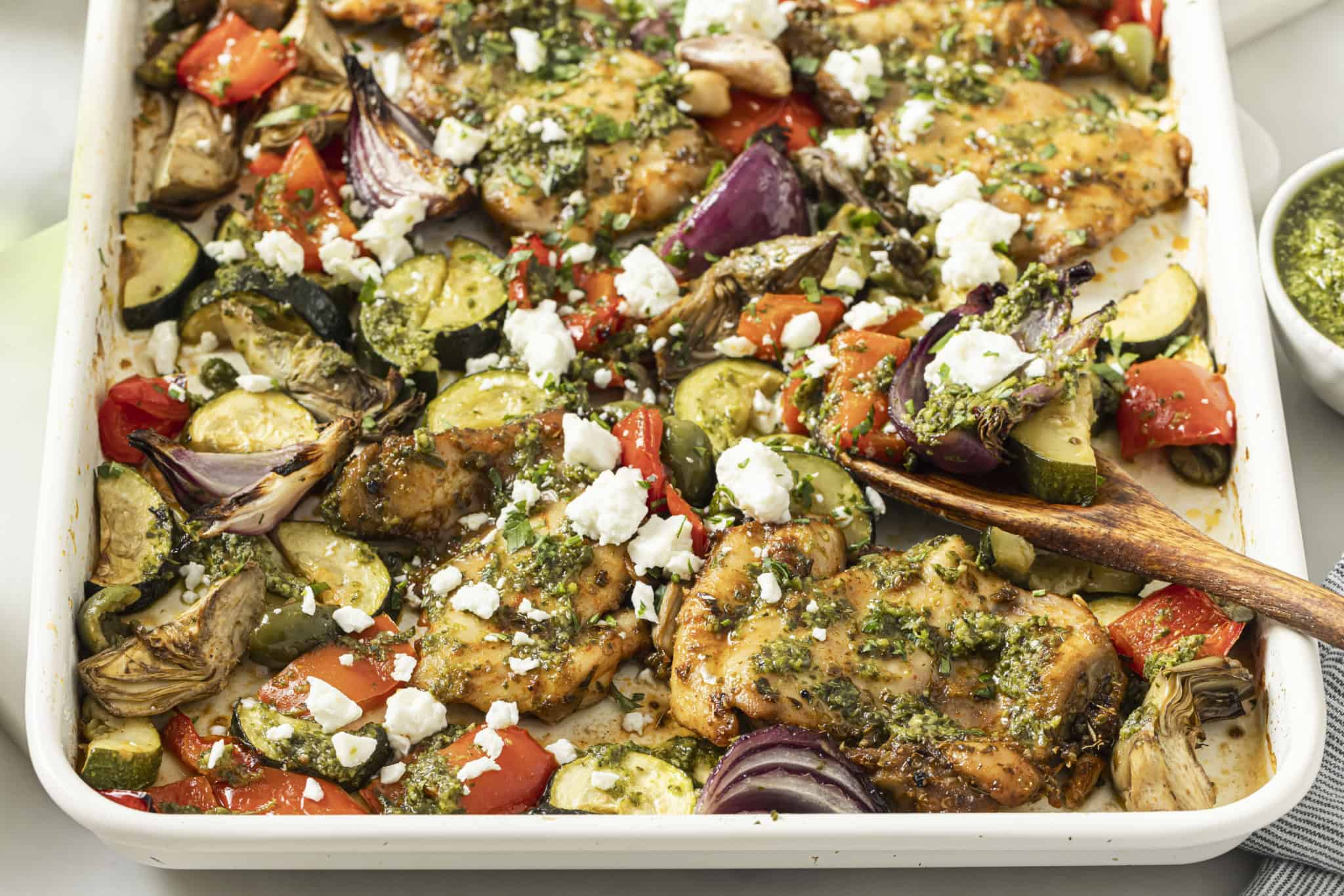 Greek Sheet Pan Chicken - Seasonal Cravings
